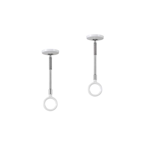 内容量:2本組 材質:アルミダイカスト、亜鉛ダイカスト(塗装仕上)、ステンレス、ナイロン 室内用物干金物 カラー:ホワイト サイズ(mm):64φx220