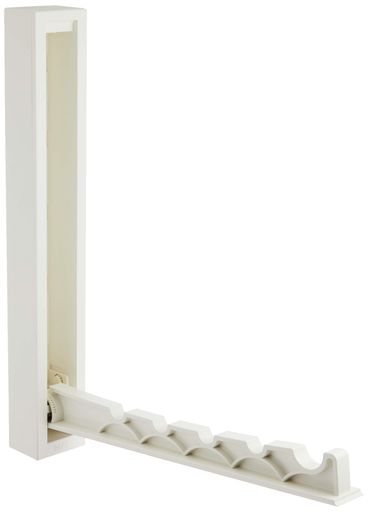 ご注意:本体取付の下地は、耐荷重に十分耐えられるようにしてください。 適応竿サイズ:Φ33以下 耐荷重:10kgf