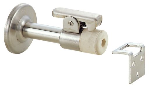 扉やノブが壁に当たるのを防ぐ戸当り 扉の固定が可能なタイプ 付属取付ネジ:皿木ネジ3.5x20ミリ受け:皿タッピングネジ3.5x20ミリ