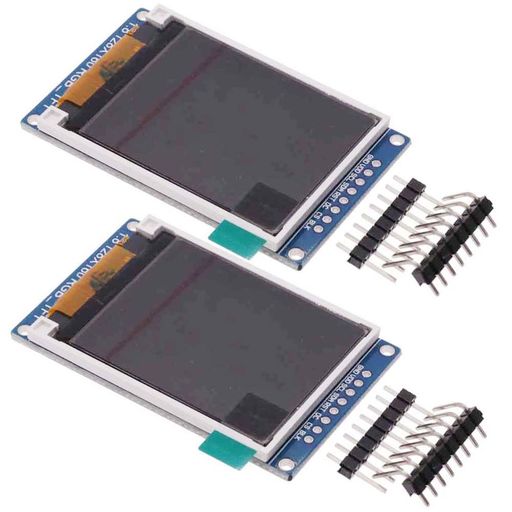 2pcs0.96inch1.3inch1.44inch1.8inchFullColor128x160SPIFullColorTFTLCDDisplayModuleST7735S3.3VReplacementOLEDPowerSupplyfo...