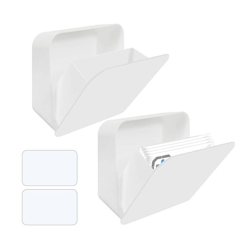 【商品仕様】:セット内容:収納ケース2個、サイズ:長さ14cm*幅6.3cm*高さ14cm、素材:ABSプラスチック、色:ホワイト 【高品質素材】:環境に優しいABS樹脂を採用しており、人体に悪影響を与えず、綿棒、コスメ、生理用ナプキンなど...