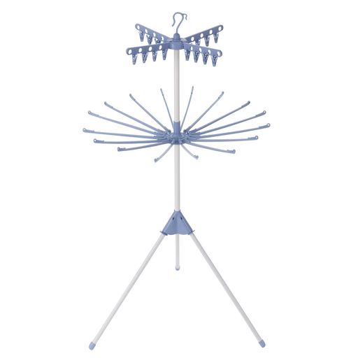 使用時サイズ(約):高さ143X幅82X奥行82cm収納時サイズ(約):高さ164X幅15X奥行15cm製品重量(約):1.3kg能力ピンチハンガー:4本(ピンチ16個付)タオルハンガー:16本全体で8kgまで パイプ:樹脂コーティングスチ...