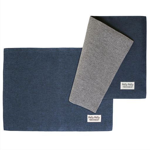 気分で色を変えられる、リバーシブルタイプのランチョンマット。 [サイズ]約30x40cm