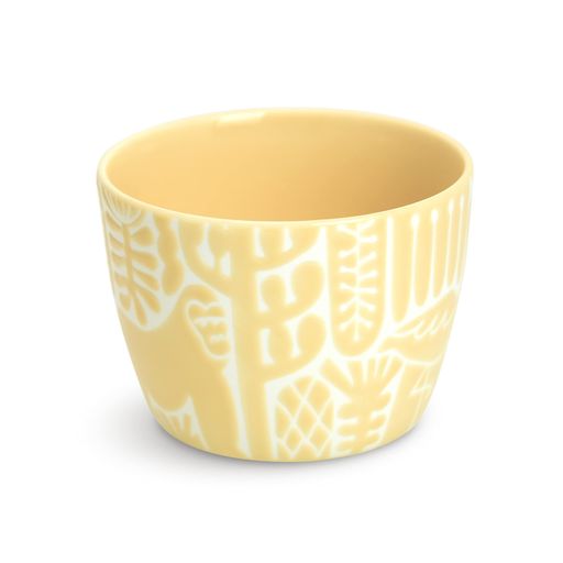 冷たい飲み物 磁器 質感:つるつる(絵柄部分凹凸あり) 産地:日本/波佐見焼 対応機器:食器洗浄機使用可○/電子レンジ使用可○/オーブン使用不可x 植物と動物をモチーフにした、淡く優しい雰囲気のUtopia<ユートピア>シリーズ。