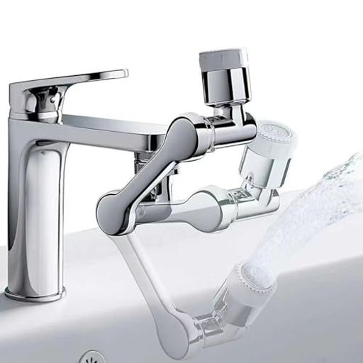 【1080° 自由回転・2 モード吐水】多軸調整構造を採用し、1080° の多次元回転に対応。左右・前後・斜め方向への立体的な微調整が可能で、従来の一軸回転タイプより高精度に位置決めできます。シンクの奥や隅まで楽に洗い流せ、掃除の負担を軽減...