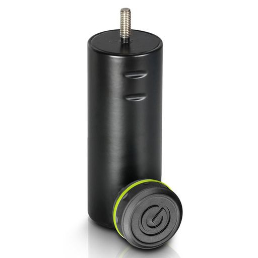 35mm径のスピーカースタンドに取付し6mm径の機器をマウントする際に使用するReducerFlangeです。 材質:スチール、仕上:ブラック、パウダーコート塗装 ポール上端:M6ボルト(長さ:12mm) 下部差込部:Φ35mm対応 全長、...