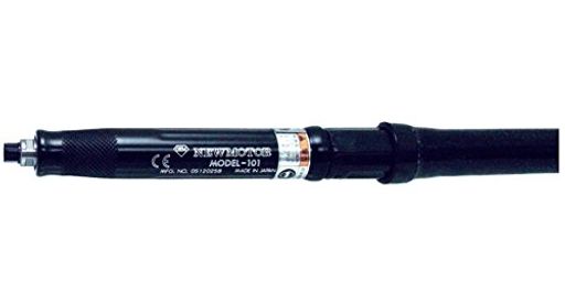 ※先端工具は別売です。 最高回転数(min-1):60000 供給空気圧力(MPa):0.4~0.7 空気消費量(l/min):160 チャッキング能力(mm):φ3 ホース接続口(エア源側):R1/4 排気:後方 付属品:コレット(3mm...