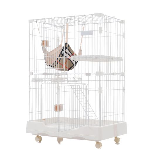 インドア 【エポキシ樹脂塗料で耐久性抜群】耐食性、耐摩耗性に優れたエポキシ樹脂塗料を使用しており、長期間の使用でも劣化しにくく、末永くお使いいただけます。 【1段、2段タイプで成長に合わせて使用可能】子猫の時は1段で使用し、大きくなったり家...