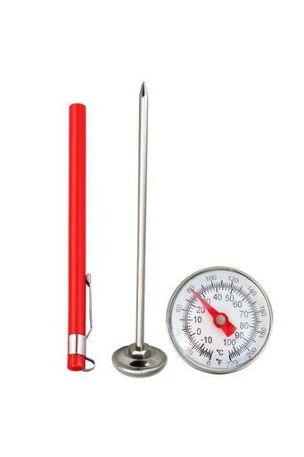 【商品仕様】サイズ:温度計の長さは140mm、プローブの長さは約125mm、温度範囲は-10~100°C/0~220°F。 【優れる材質】屋内外のポッティングやガーデニングに適したステンレス製の土壌温度計は、錆びにくく、耐食性、耐高温性、高...