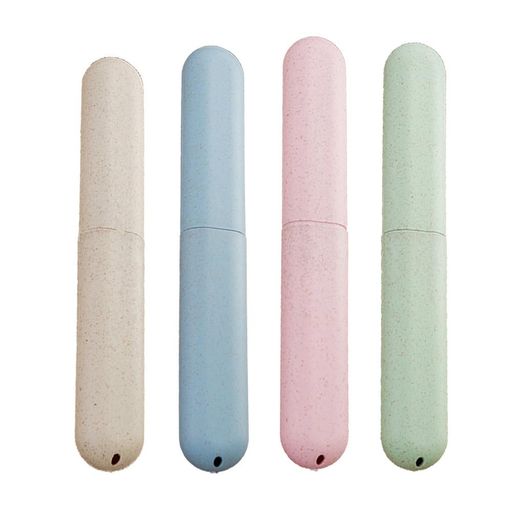 パッケージ:ピンク、ブルー、グリーン、ベージュの歯ブラシセット4点。歯ブラシは含まれていません 歯ブラシセット安全健康:旅行歯ブラシセットはなPP環境保護材料と天然麦わらで作られ、環境に優しく耐久性がある 携帯設計:旅行歯ブラシカバーのサイ...