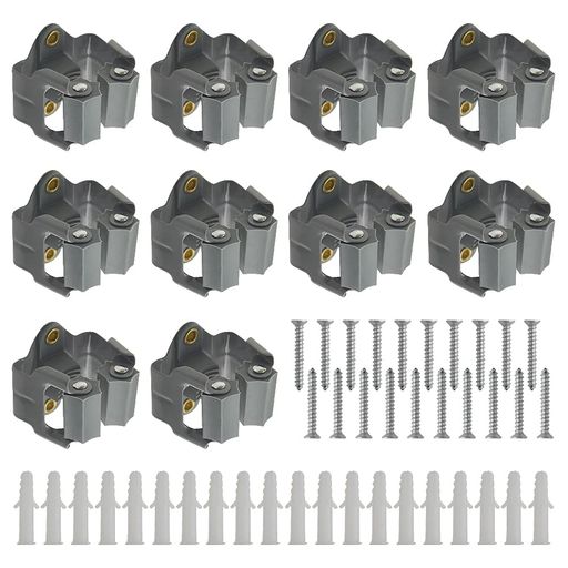 【高品質】右向き矢印防錆マンガンばね鋼と耐摩耗性ゴムのグリップがほうきをしっかりと保ち、長年の使用でほうきオーガナイザーが脱落しにくいです。それは8.8ポンドの重さまでぶら下がることができます。 【防水・錆びない】右向き矢印鉄素材が錆びず、...