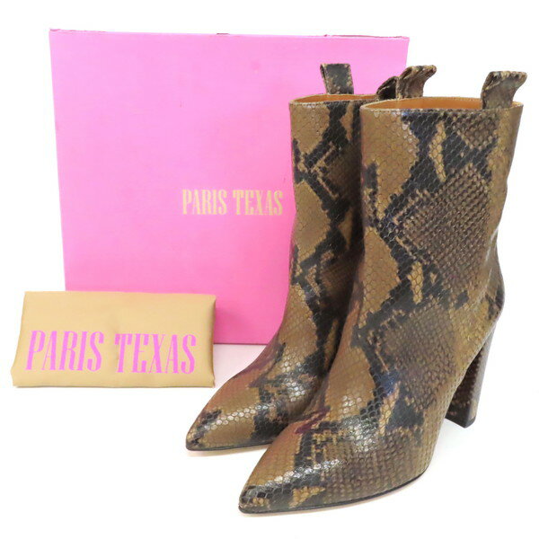 ・ブランド 　PARIS TEXAS / パリテキサスbr> ・サイズ 　表記　40 　全高26.5cm、アウトソール28cm、最大幅8.5cm、ヒール10.5cm 　※採寸には誤差が生じる場合があります。 ・カラー 　キャメル 　※画面上...