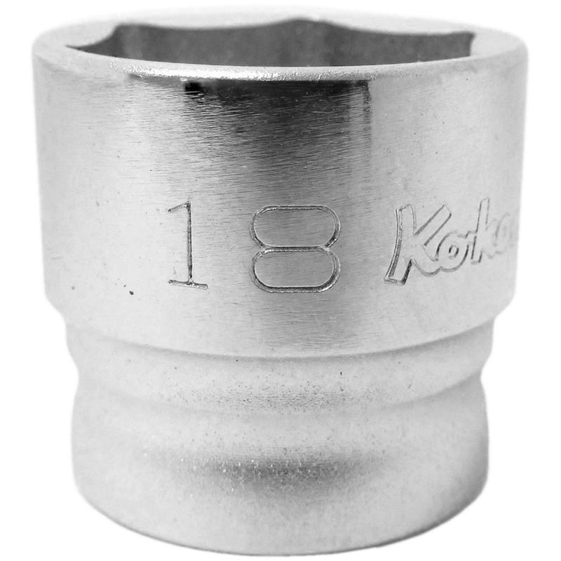 山下工業研究所 コーケン Z-EAL 3/8(9.5mm)SQ. 6角ソケット 18mm 3400MZ-18サイズD1(mm):23.6サイズD2(mm):21.6サイズℓ(mm):9.5サイズL1(mm):22重量(g):38