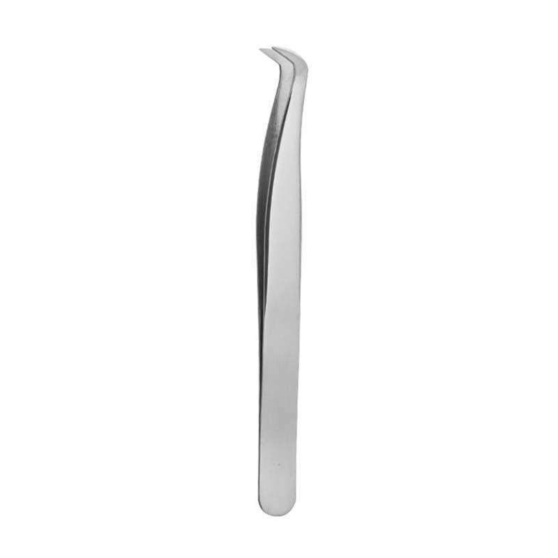 Bodermincer 先曲がりピンセット ピンセット 精密 ピンセット まつ毛 ネイル ピンセット まつ毛 ピンセット 束 カーブタイプ 材質ステンレス 06素材：高品質 - ステンレス鋼。 / カラー:銀色 /長さ: カーブ: 11.5...