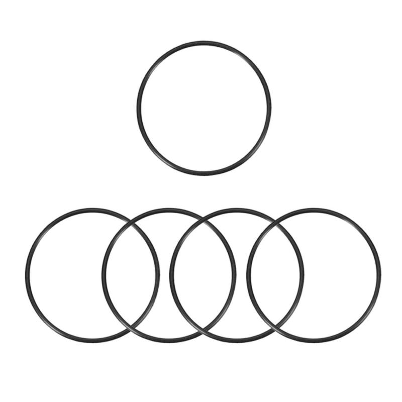 Ofowin 5個入り Oリング ニトリルゴム 100mm x 110mm x 5mm ブラック オーリング 100mmの内径 110mmの外径 5mm幅 円形 シール ガスケッ ト耐熱 耐油 防水 耐摩耗性 車 エアコン 各種機器のガスケ...