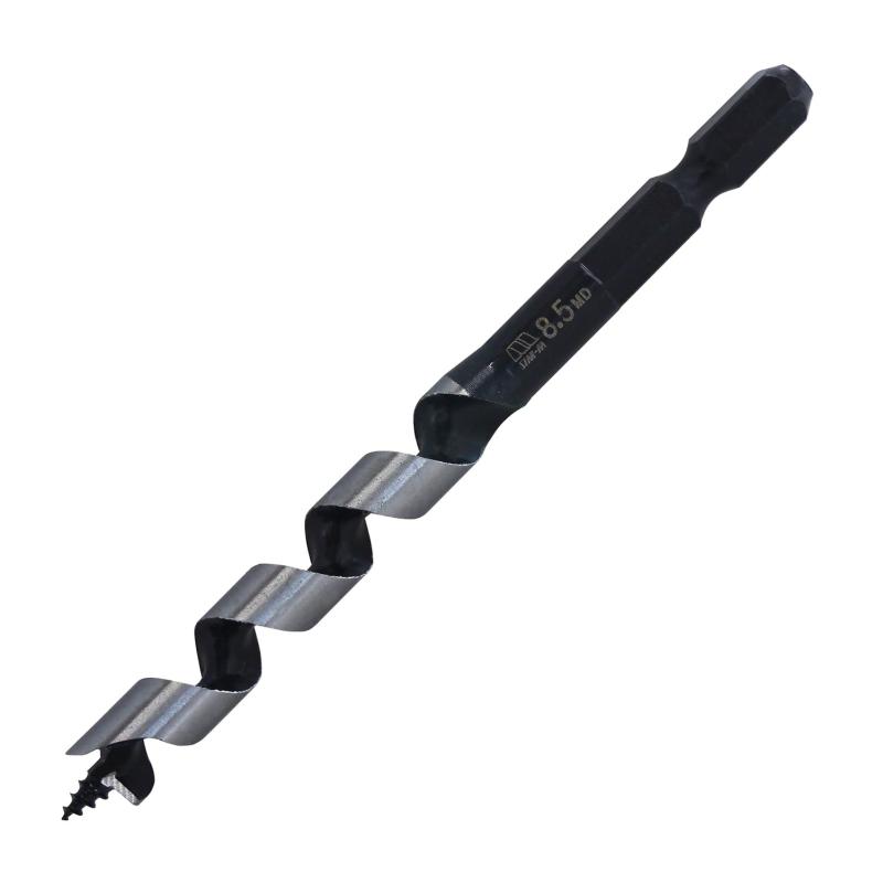 スターエム 5-085 ショートビット 8.5mm切削工具、穴あけ工具、木工用ドリルの関連商品メーカー名：(株)スターエム／【 特長 】／・先ネジの回転力を利用してスムーズに穴あけが行えます。／・滑らかな溝面で、切りくずの排出が抜群です。／...