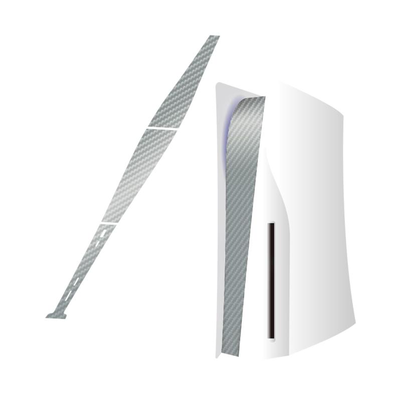 アローン(Allone) PS5用フロントドレスアップシールSV 6.5×22cm ゲーム ホコリ防止 シルバー ALG-P5FDUFS【鏡面保護シール】 PS5の鏡面フロント部分と天面を、傷やホコリから守りながらカッコよくドレスアップでき...