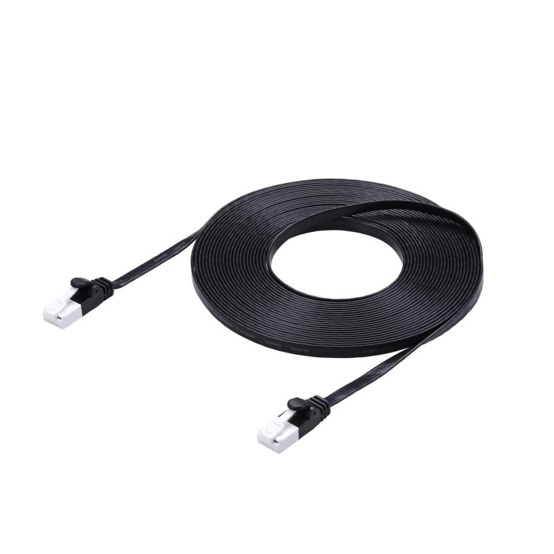 エレコム LANケーブル CAT6A 7m ツメが折れない 爪折れ防止コネクタ スーパーフラット ブラック ECLD-GFATBK70高速光通信に最適な、10ギガビット・イーサネットの「10GBASE-T」に対応した、Cat6A LANケー...