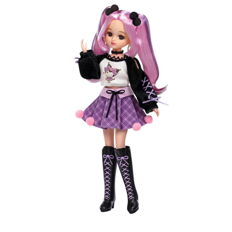 タカラトミー リカちゃん ドール LD-11 クールなクロミ リカちゃん 着せ替え おままごと おもちゃ 3歳以上(C) TOMY (C) 2025 SANRIO CO., LTD. TOKYO, JAPAN (L)電池は使用しません。
