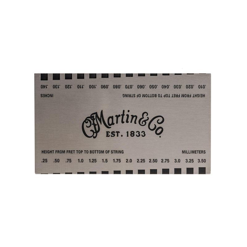 Martin Guitar String Action Gauge 18TOOL27 マーティン ギター用ストリングアクションゲージ | インチ・メートル両対応 | あらゆる弦楽器のセッティングツールオールインワンのセッティングツール: ア...