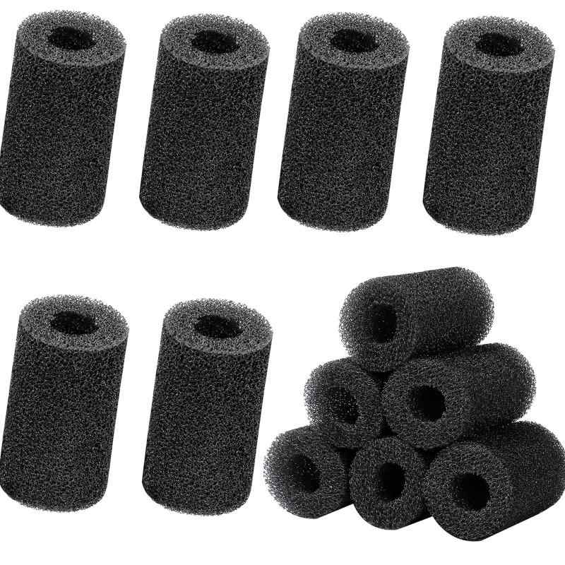 JUJUGO ストレーナー スポンジ 12個セット スポンジフィルター 穴の直径15mm 水槽 ろ過器 ストレーナー 水族館に適しています 外部フィルター水槽用【製品仕様】セット内容：ストレーナースポンジ×12個。サイズ：全長約6cm、外径...