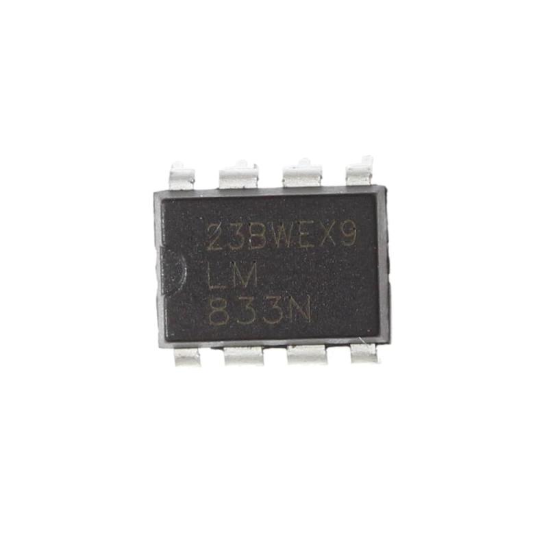 HUABAN 10 個 LM833 DIP-8 デュアル高速オーディオ オペアンプデュアル高速オーディオ オペアンプ部品番号: LM833パッケージ: DIP-8パッケージ数量: 10個