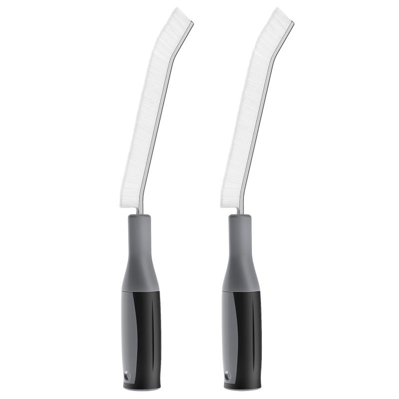 MR.SIGA 隙間クリーニングブラシ 2本入り 窓サッシ・タイルの継ぎ目・狭い箇所の掃除に最適な多機能ブラシ隙間掃除ブラシ：隙間、コーナー、継ぎ目など届きにくい場所を効率よく掃除できるように設計されています。コシのある毛先が狭い隙間の底に...
