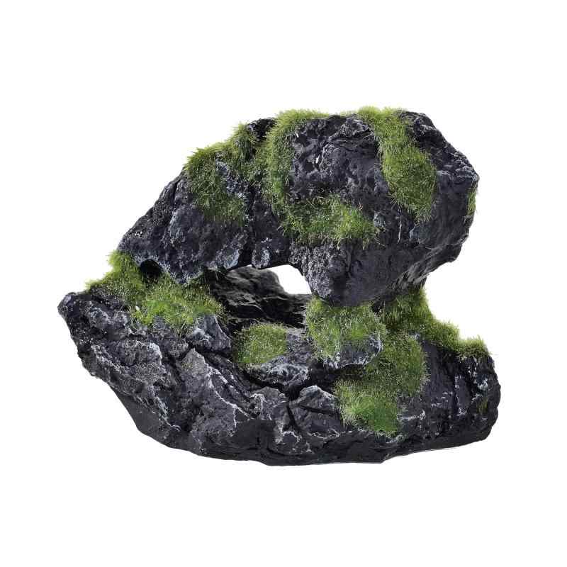 癒し水景 モスロックCaveリアルなコケの世界を簡単に楽しむ 360度どの角度でも使えるので、置き方自由自在●リアルなコケ付き岩 ●小型水槽にぴったり ●魚の隠れ家やテラリウムにも●コケ付き岩で入れるだけでリアルなレイアウトが完成グラスアク...