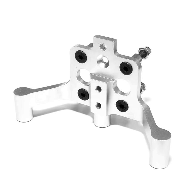 kingfly OP パーツ アルミ リアバルクヘッド タミヤ 1/10 BBX ビービーエクスBB-01シャーシ 用最高品質のアルミニウム合金素材を採用し、絶妙な仕上がりで、耐久性を高めています。古い部品や破損した元の部品を交換して、モデ...