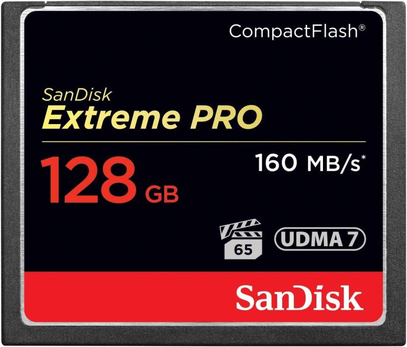SanDisk Extreme PRO コンパクトフラッシュ 128GB 160MB/s 1067倍速 SDCFXPS-128G-X46米国SanDisk正規品製造国 China最大読取160MB/秒、最大書込150MB/秒UDMA 7, ...