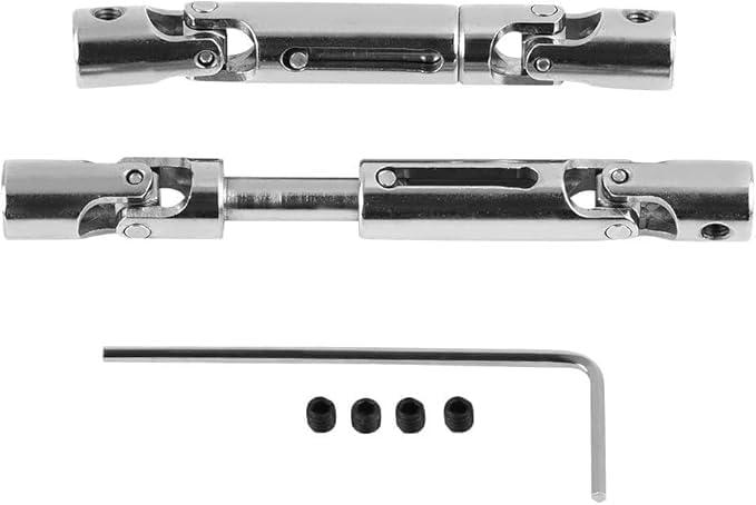 Kodrilyドライブシャフト Wpl C24 パーツ、2 個 Rcクローラー アクセサリー Wpl D12 Rc トラックパーツアップグレード Rc ミリタリー トラック用対応車種：このドライブシャフトは、WPL B-14、B14K、B-...