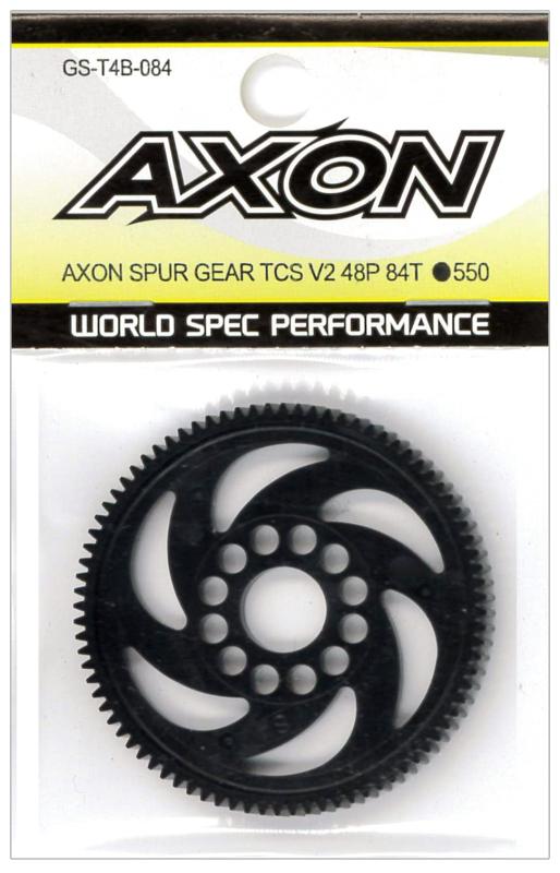 AXON スパーギヤ TCS V2 48P 84T GS-T4B-084高剛性&amp;超ローフリクション素材から導く進化する駆動へ。