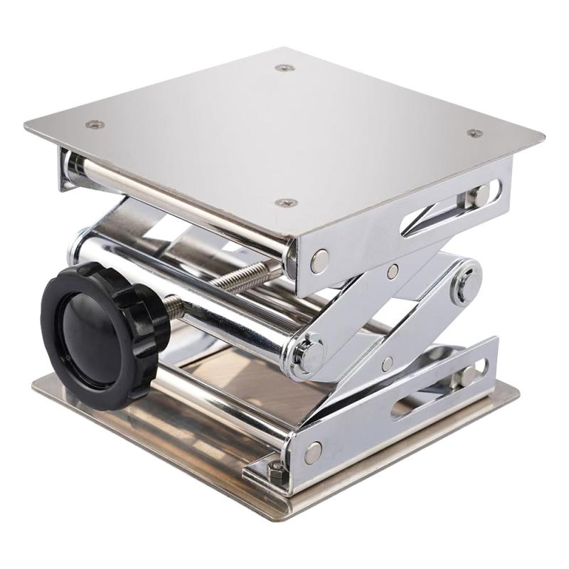 ワーゼフ ラボジャッキSUS30 LJ100本体寸法(mm)間口×奥行×高さ:100×100×55~140静止耐荷重(kg):8ノブタイプ