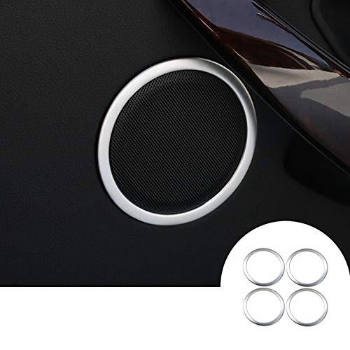 wroadavee 車内ドアスピーカーカバートリム 4ピース BMW 3シリーズ F30 F31 F34 2013-2018用BMW 3シリーズ F30 F31 F34 2013-2018年式に対応。4点、 この製品はあなたの車に合っている...