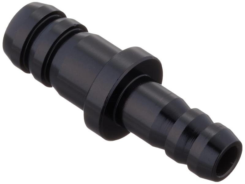 キジマ(Kijima) バイクパーツ ホース変換ジョイント 6mm→8mm アルミ製アルマイト仕上げ ブラック 105-16500径の異なるホースをジョイントする際に必要なホース変換ジョイントです。ホースクリップ付きサイズ：6mm→8mm、...
