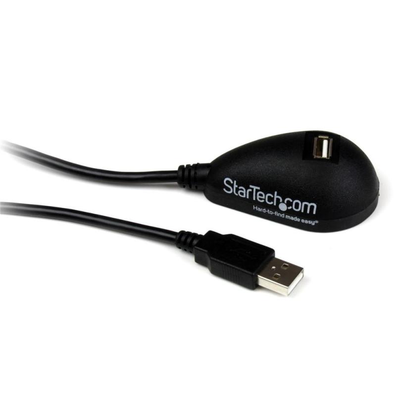 StarTech.com 卓上用USB延長ケーブル 1.5m オス/メス USBEXTAA5DSKUSBオス - USBメスお使いのパソコンの背面から机の上またはコンピューターケースにUSBポートを移動しますUSB 3.0 延長ケーブル
