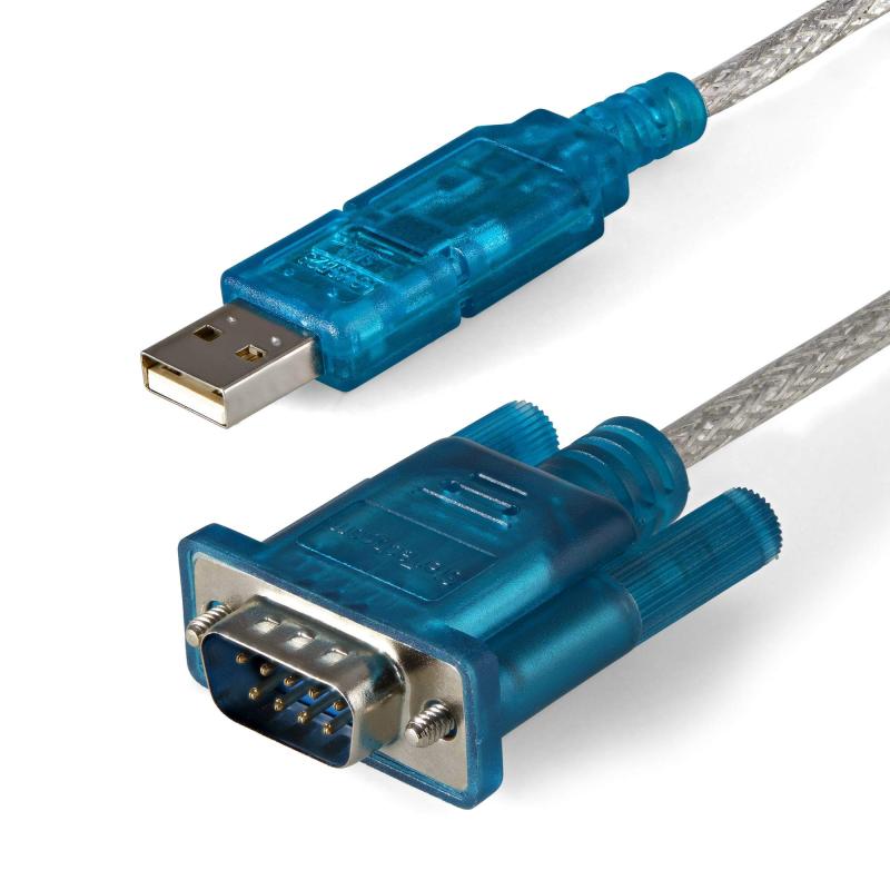 StarTech.com USB-RS232C(DB9)シリアル変換ケーブル 91cm ICUSB232SM3従来型機能を追加：パソコンのUSBポートにDB9 RS232Cシリアルデバイスを増設できるUSB シリアル（DB9）変換アダプター...