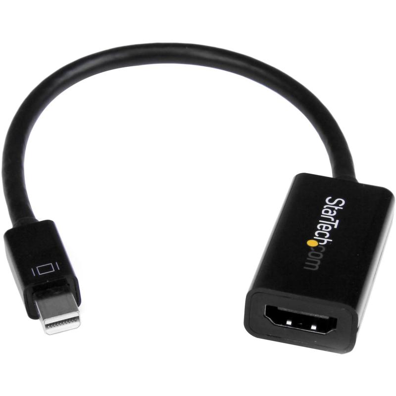 StarTech.com Mini DisplayPort 1.2 - HDMI アクティブ変換アダプタ UltraBook対応 mDP オス - HDMI メス 4K/30Hz MDP2HD4KS最大表示解像度4K対応DisplayPor...