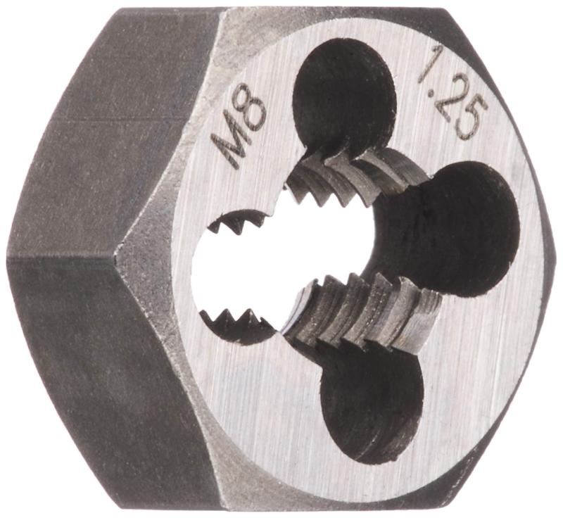 イチネンアクセス ツール事業部 Thread Master(スレッドマスター) タップ・ダイス 六角ダイス M8×1.25mm 22237 六角サイズ17mm(合金工具鋼) グレー入数:1本