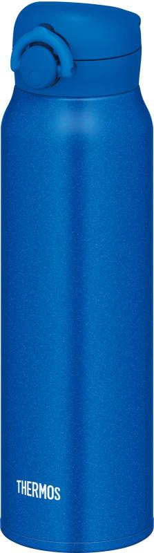 サーモス 水筒 真空断熱ケータイマグ 750ml メタリックブルー JNR-753 MTBワンタッチ・オープンで片手でも扱いやすいケータイマグ。丸みのあるフォルムが特徴。サイズ(約):幅7.5×奥行7.5×高さ25.5cm、本体重量(約):...