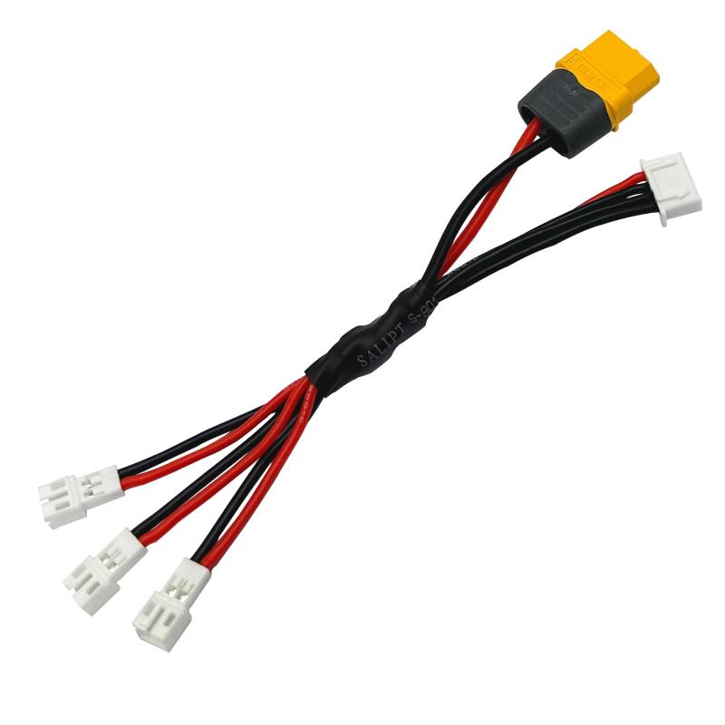 3X JST-PH2.0 zu XT60 Parallel Batterie Ladekabel 12cm für Mobula 6 7 Tinyhawk (2) M6D D6PRO SCX24 RC Auto Batterien mit ...
