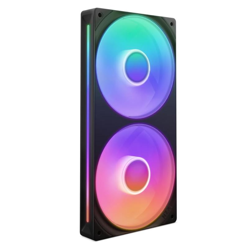 NZXT F240 RGB Core Black 2ファン搭載 240mm シングルフレーム RGBファン RF-U24HF-B1 FN2262FN2262 日本正規製品 2年流体動圧軸受を採用したPWMファンが効率的な冷却性能を提供しなが...