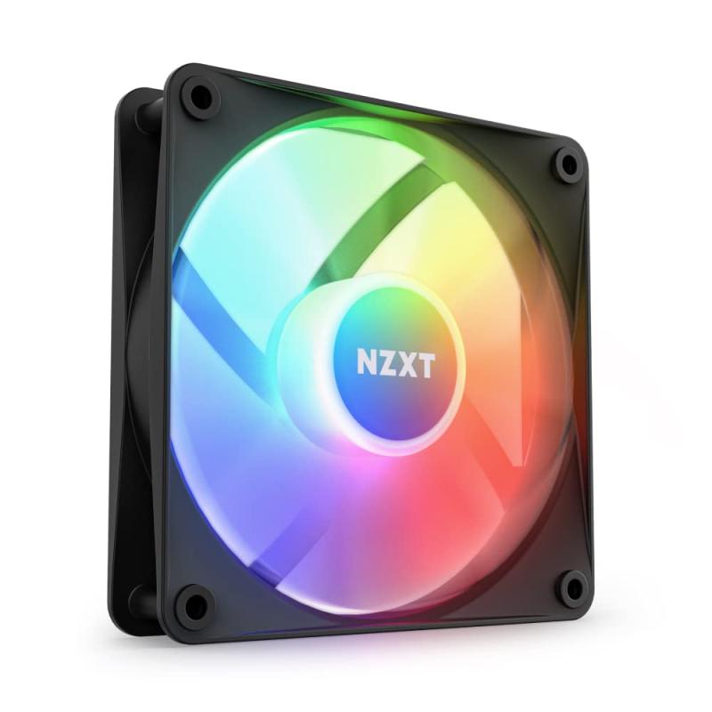 NZXT F120 RGB CORE [Black] PCケースファン RF-C12SF-B1 FN1919FN1919 日本正規製品 2年半透明のファンブレードにLEDの光を通すことで、ファンブレード全体が光っているように見える大変美しい...