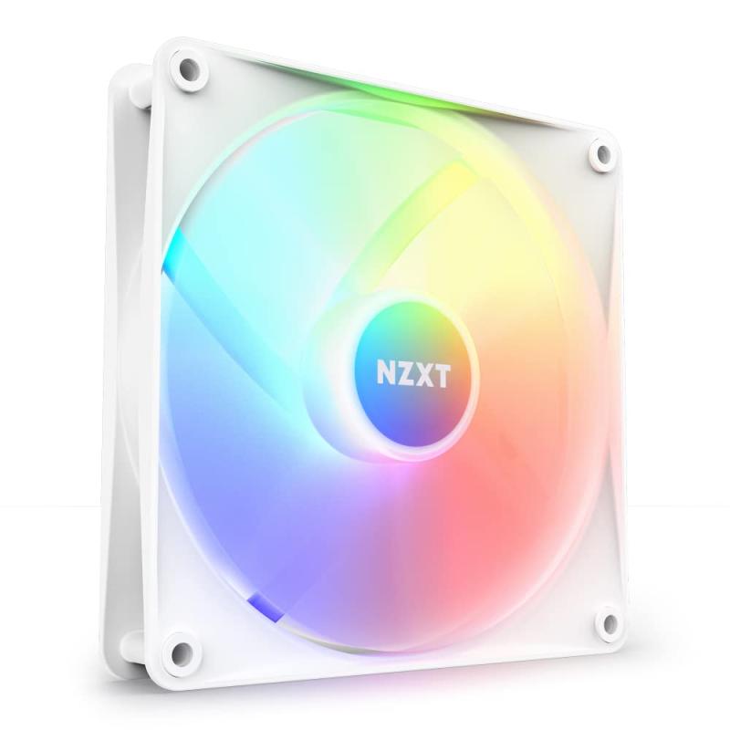 NZXT F140 RGB CORE [White] PCケースファン RF-C14SF-W1 FN1922FN1922 日本正規製品 2年半透明のファンブレードにLEDの光を通すことで、ファンブレード全体が光っているように見える大変美しい...