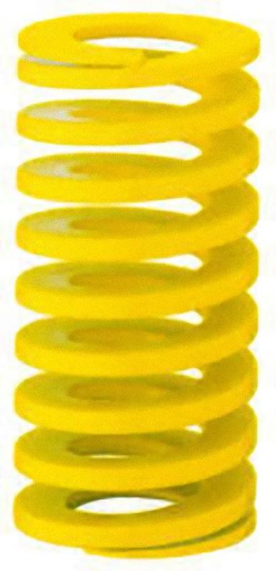 東京発条 強力バネ 軽小荷重 TF70×175リシーズ:TF内径mm:38.5外径mm:70自由長mm:175ばね定数(N/mm):45.71色:黄色(電着塗装)材質:バネ用シリコンクロム鋼使用温度:−30℃〜150℃たわみ:100万回たわ...