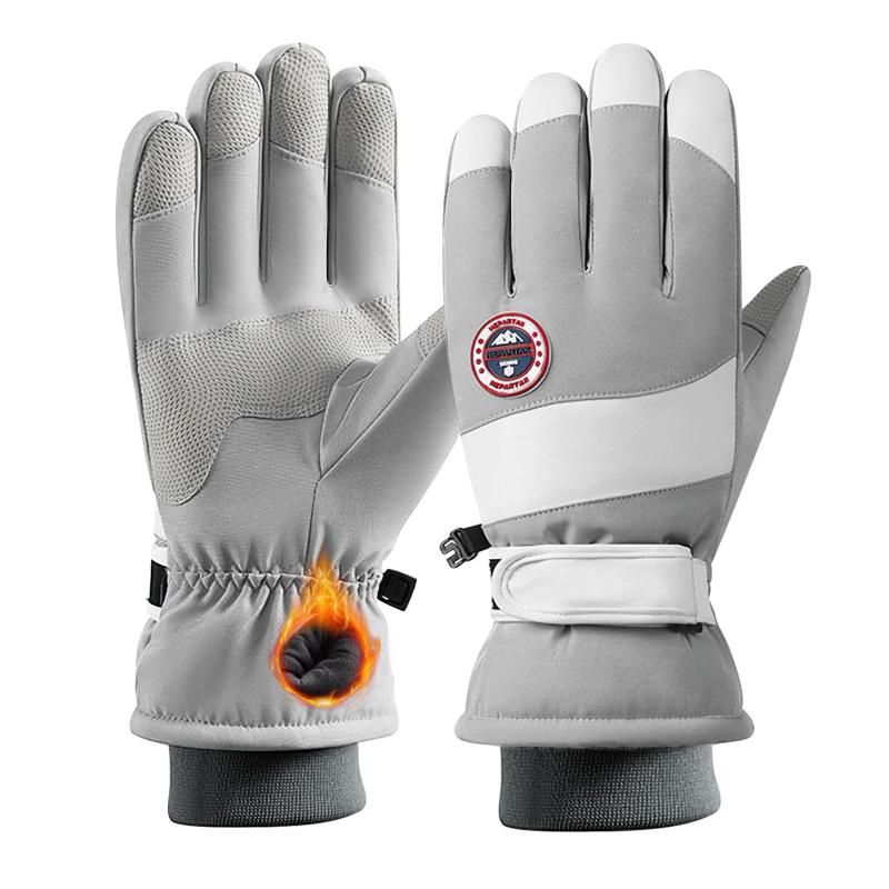 [YUMISS] スキーグローブ 防寒手袋 レディース【三層防風防寒素材・超蓄熱保温裏起毛で零下20℃も暖かい】あったか 通気性 透湿性 滑り止め タッチパネル対応 スノーボード バイク 登山 お釣【三層生地・保温性MAX】撥水性・防風性・...