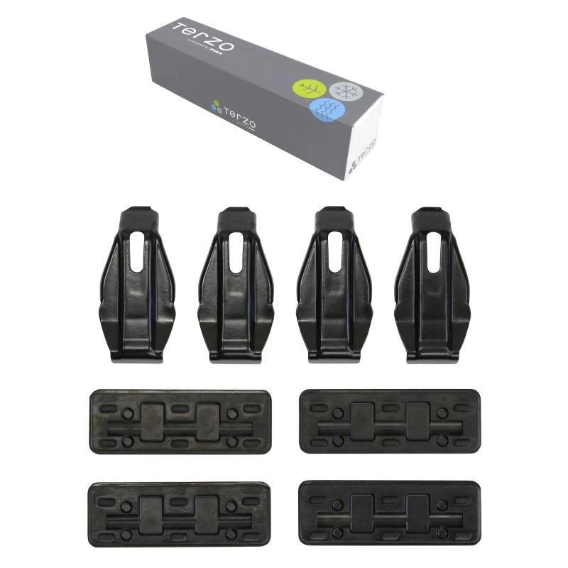Terzo テルッツォ (by PIAA) ルーフキャリア ベースキャリア ホルダー 4個入 ブラック 【トヨタ ノア ヴォクシー ZRR7# アルファード ヴェルファイア AGH3#】 EH369Terzoベースキャリア/ルーフオンタイプ...