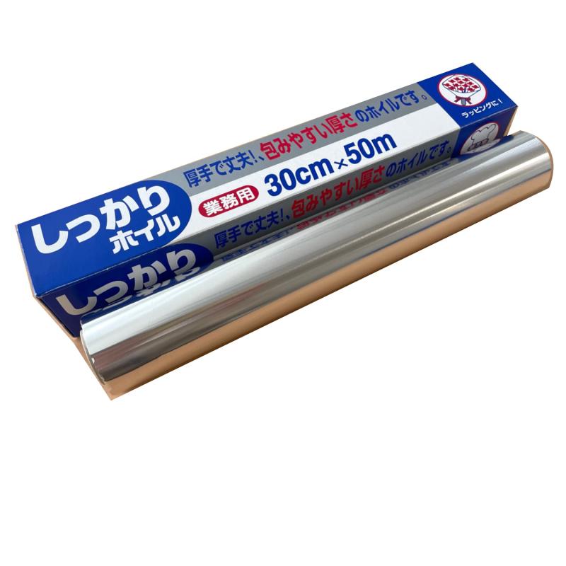UACJ製箔 アルミホイル シルバー 幅30cm×長さ50m17μm 厚手 破れにくい オーブン フライパン 料理 キャンプ 業務用 日本製サイズ:幅30cm×長さ50m原産国:日本巻数の多い業務用アルミホイル。破れにくいので、バーベキュー...