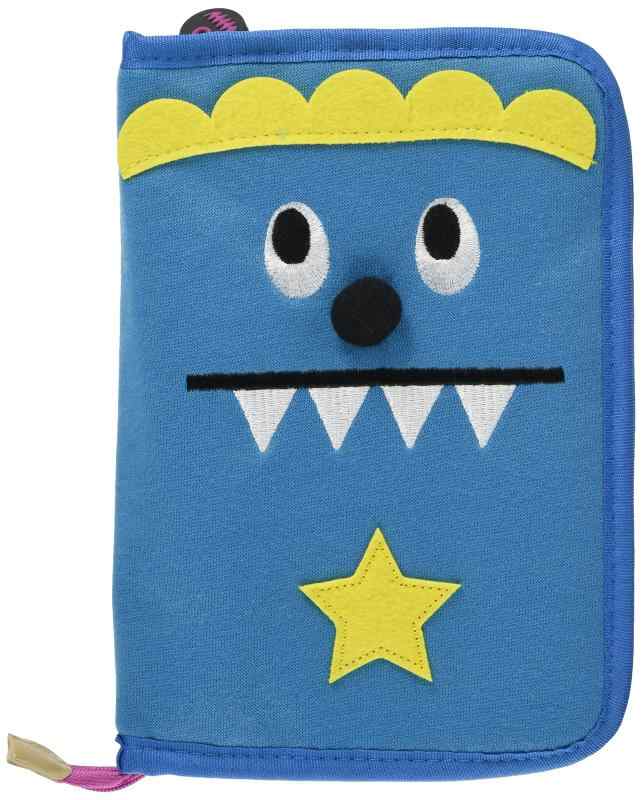 Monster GRONK マルチケース Bluekey(BL)タテ21cmxヨコ15.5cmxマチ1.5cmポケットの数:3(外側0/内側3)重量:130gカードポケットの数:12ペンホルダー付き