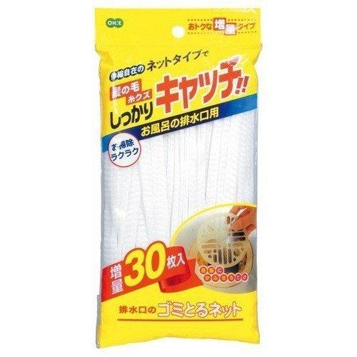 SHINTECH オーエ お風呂の排水口のゴミとるネット 30枚入